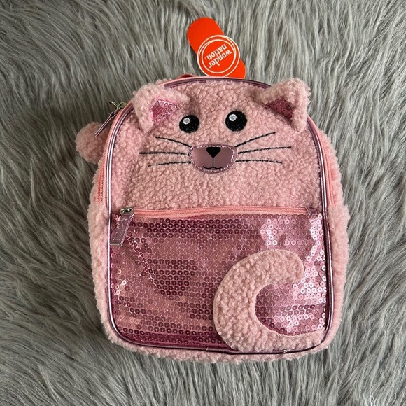 wonder nation | Accessories | Wonder Nation Girls Pink Cat Backpack ...